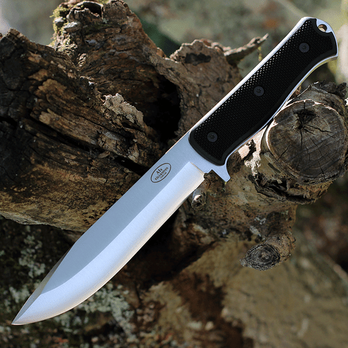 Fallkniven A1 Survival Knife - Black Kraton (6.3" Satin) Black Zytel