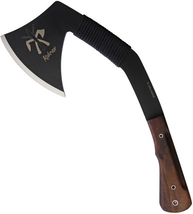 Kukrax Pak Axe KU-1068, 5" 1075HC Black Traction Coated Axe Head ...