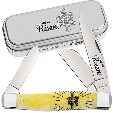 Case Large Stockman | Smooth Yellow Bone | Knifeworks