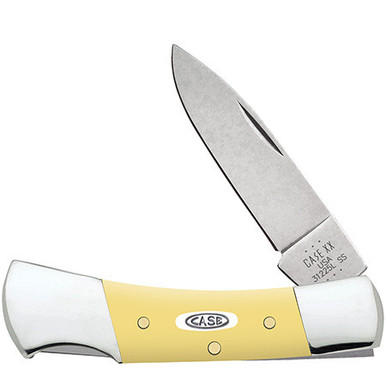 Case Lockback | 81089 Smooth Yellow Synthetic | Knifeworks