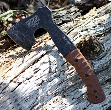 ESEE-Gibson Axe-Sculpted Micarta | ESEE-GIBSON-AXE | Knifeworks