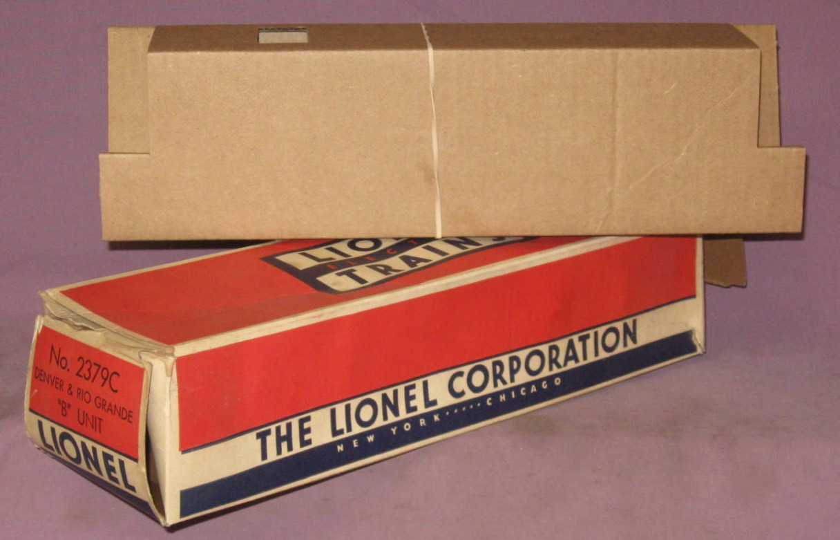 2379C Rio Grande Fe F3 B Diesel: Box & Insert Only (7) - All Aboard ...