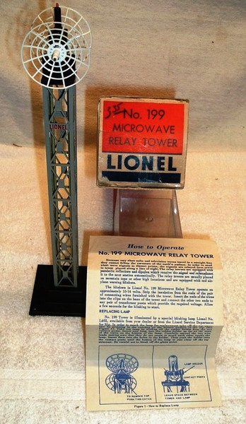 199 Microwave Relay Tower (7+/OB) - All Aboard Train Shoppe