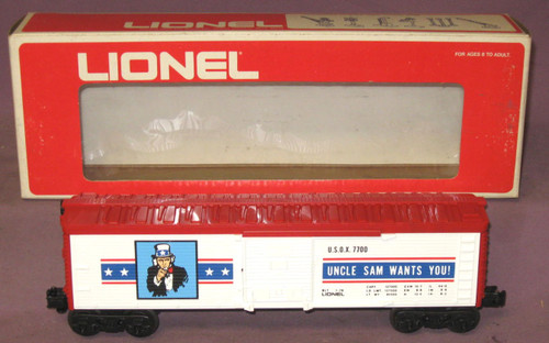7700 Uncle Sam Box Car (NOS) - All Aboard Train Shoppe