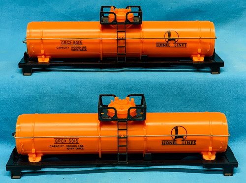 6315 Lionel Lines Tank Car: Body & Frame Only (7+) - All Aboard Train ...