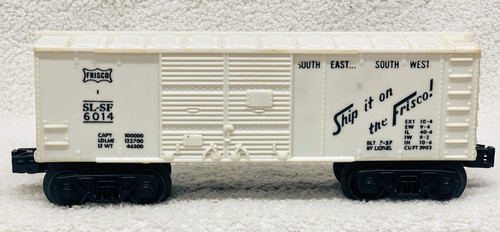 6014 Frisco Box Car: White Body (8) - All Aboard Train Shoppe