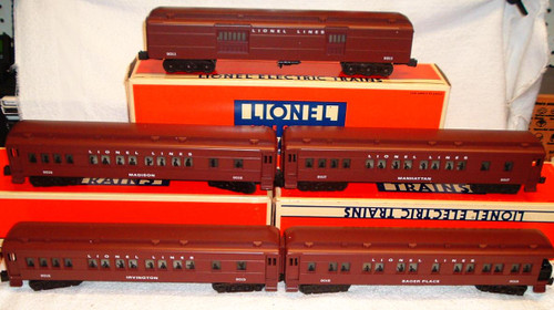 19011, 19015, 19016, 19017 & 19018 Madison Passenger Set (9/OB) - All ...