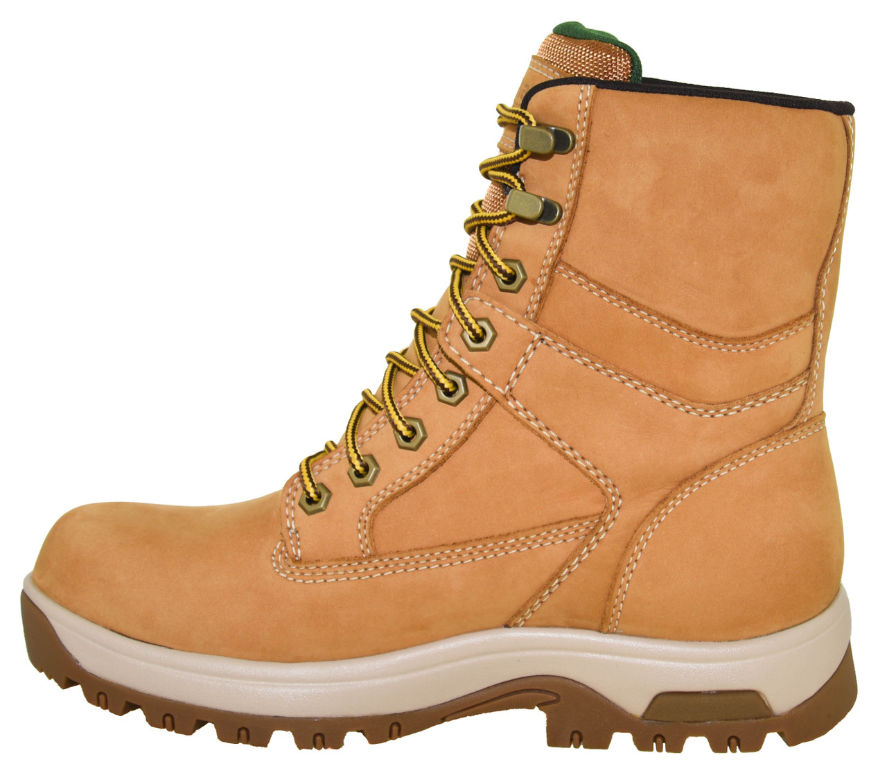 Dunham Men's 8000Works 8-Inch Soft Toe Waterproof Work Boot Wheat ...