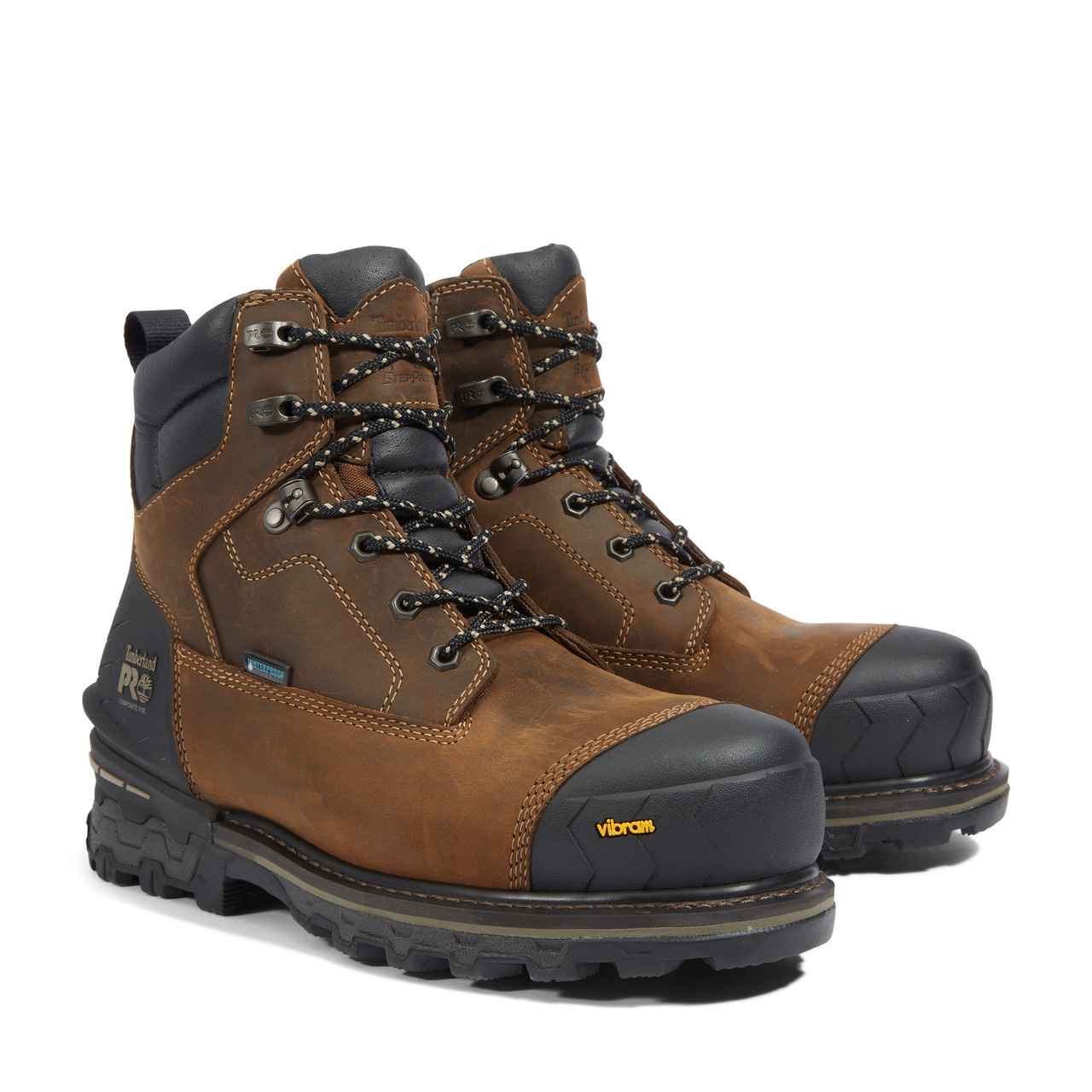 Timberland Pro Men's Boondock HD 6" Composite Toe Waterproof Work Boot ...