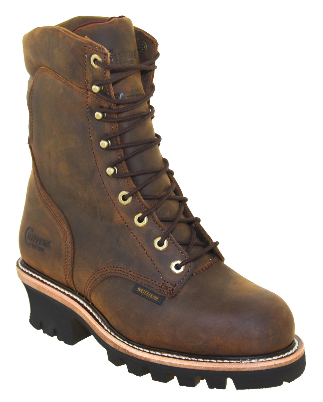 Chippewa Men's Super DNA 9" Steel Toe Waterproof Logger Boot 59405 ...