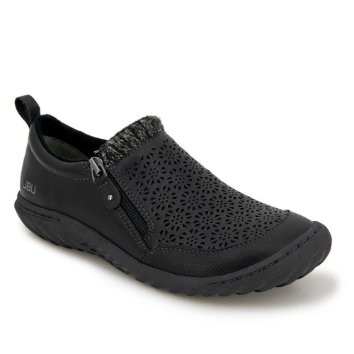 JBU by Jambu Women's Amber Slip-On Shoe Black B2AMB01 - Right Foot Shoes