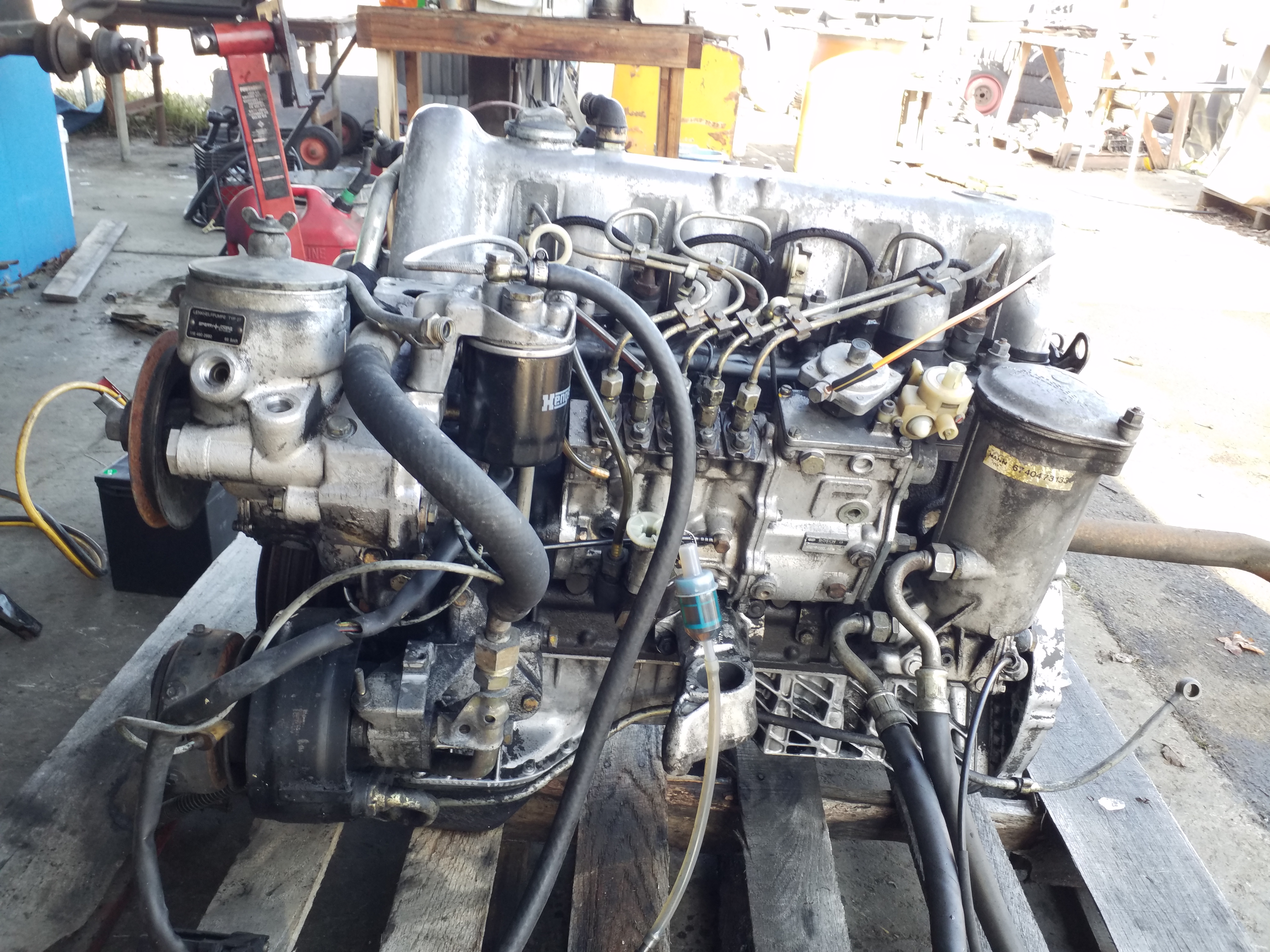 Good, Running OM617 Turbo Engine For Sale - MBZ Parts