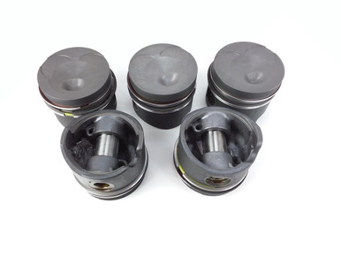 Mercedes Engine Piston Kit w/ Rings, Set of 5, New OEM OM617 Turbo ...