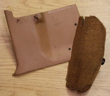 Mercedes Driver's Foot Well Kick Panel Palomino W123 '80-'85
