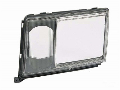 Mercedes Headlight Bezel Door w/ Turn Signal Lens, Left New W124 '84-'93 US
