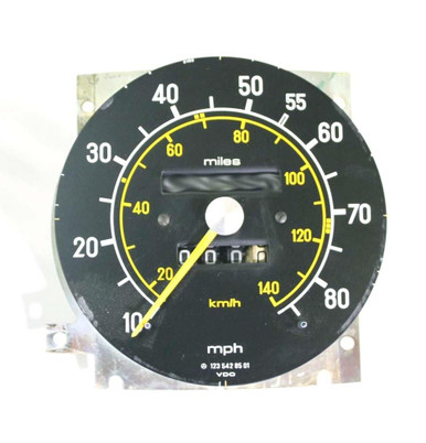 Mercedes Speedometer Odometer w/ 3.07 Gearing W123: OM617 Turbodiesel
