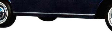 Mercedes Lower Chrome Moulding Right Trim New OE W108 W109