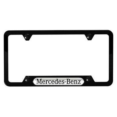 Mercedes-Benz Black License Plate Frame