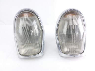 Euro Mercedes Headlamp Assembly Pair W108 W109 W111 W112 300SE 280SE 300SEL