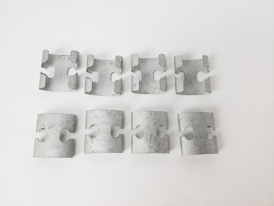 Mercedes Euro Headlight Lens Attachment Clips, Set of 8, New OEM W123 W126