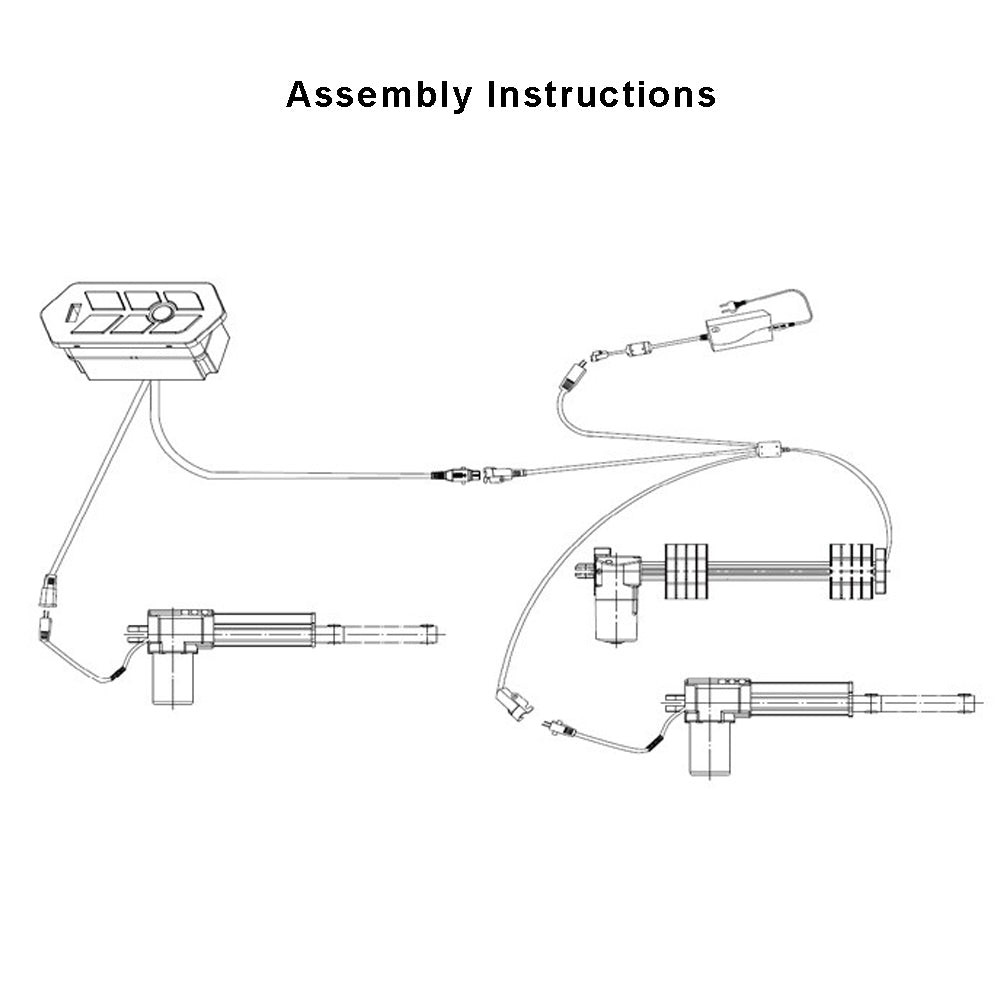 eMoMo TRG/TRGN Recliner Switch 7 Buttons With USB - Recliner-Handles
