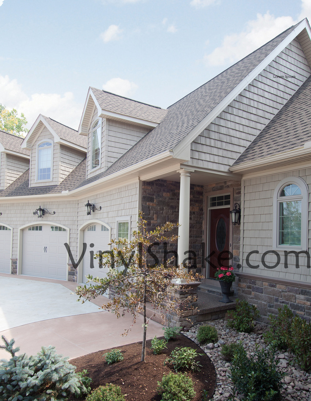 Foundry Split Shake Vinyl Siding from VinylShake.com