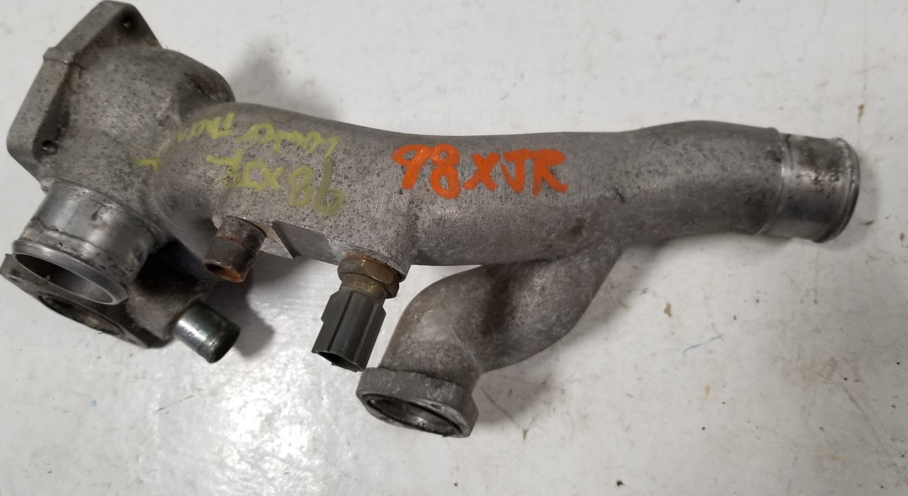 1998 to 2003 Jaguar XJR 4.0L SC Thermostat Housing Coolant Tube Hose ...