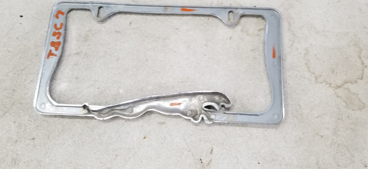 Jaguar Steel Finished License Plate Frame