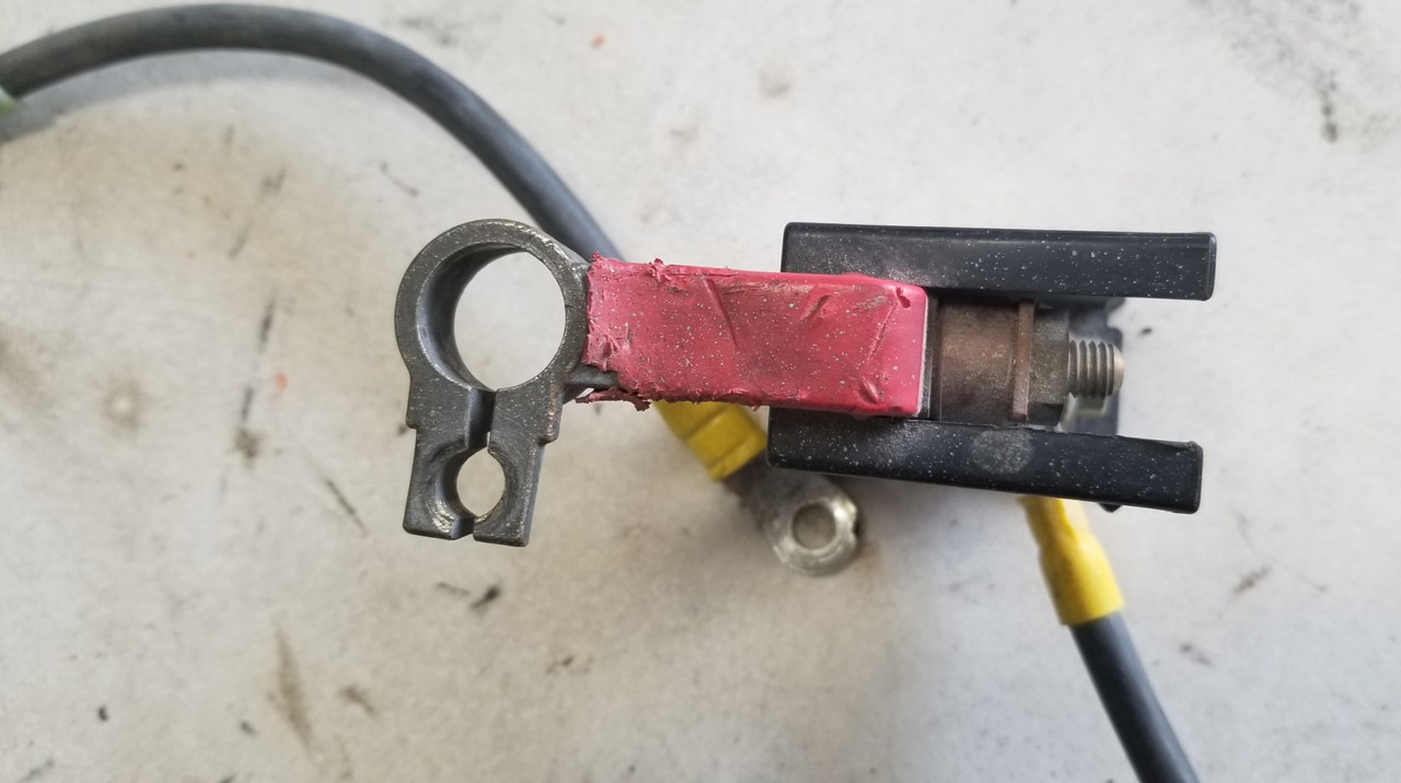 1995 1996 1997 Jaguar XJ6 VDP X300 Battery Positive Cable with Fuse Box ...