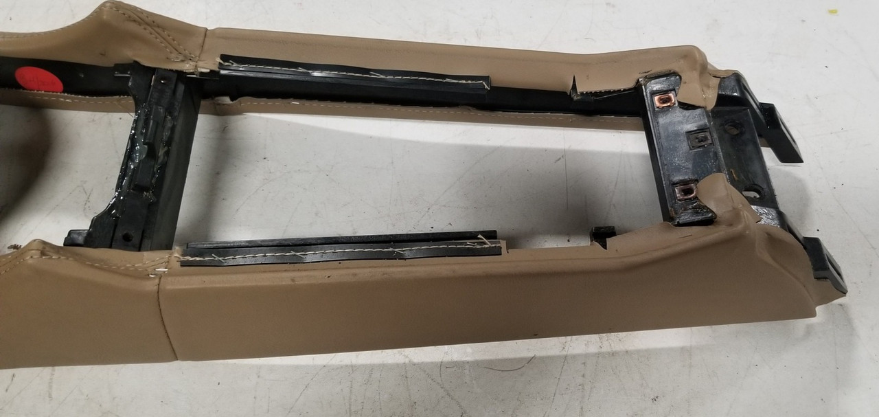 1997 to 2003 Jaguar XK8 XKR 4.0L CONVERTIBLE CENTER CONSOLE FRAME TAN ...