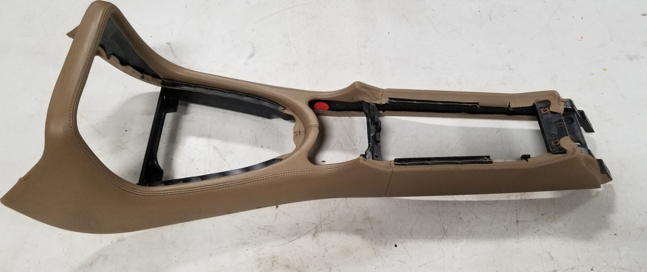 1997 to 2003 Jaguar XK8 XKR 4.0L CONVERTIBLE CENTER CONSOLE FRAME TAN ...