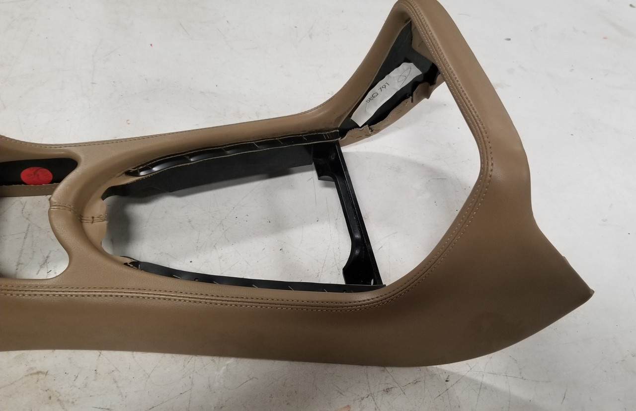 1997 to 2003 Jaguar XK8 XKR 4.0L CONVERTIBLE CENTER CONSOLE FRAME TAN ...