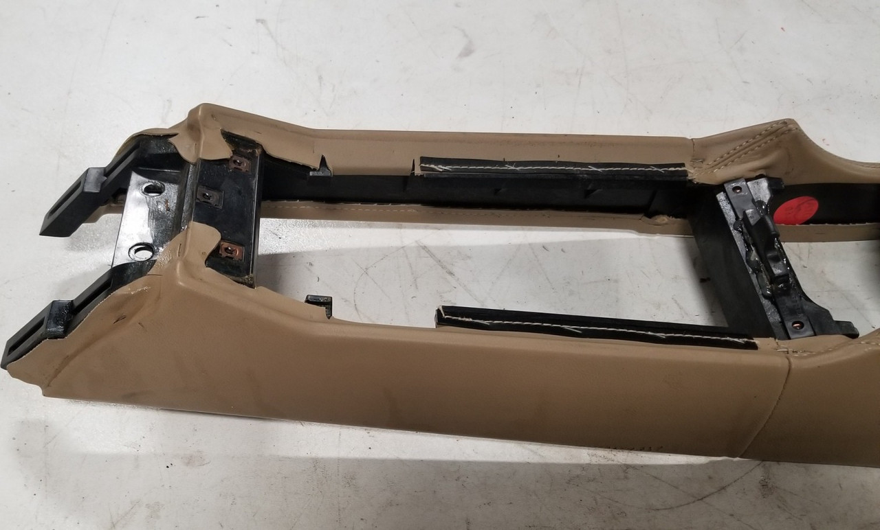 1997 to 2003 Jaguar XK8 XKR 4.0L CONVERTIBLE CENTER CONSOLE FRAME TAN ...