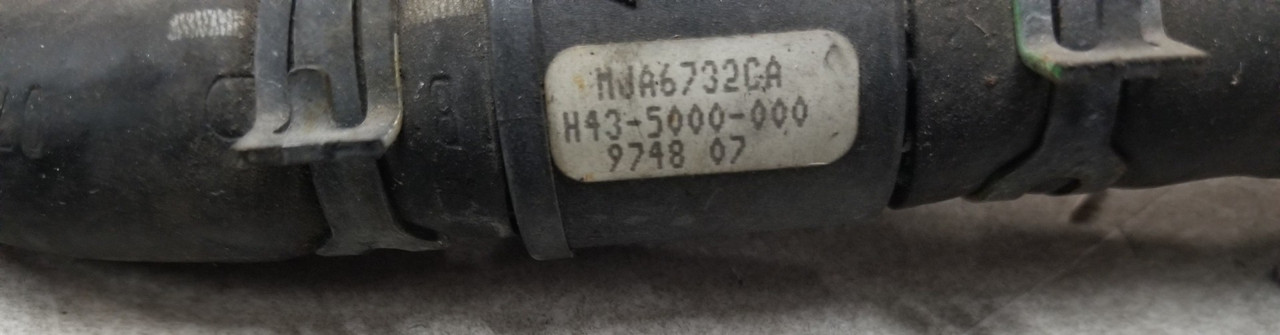 1998 1999 JAGUAR XJ8 XJ8L VDP Rear Coolant Hose Assembly MJA6732CA