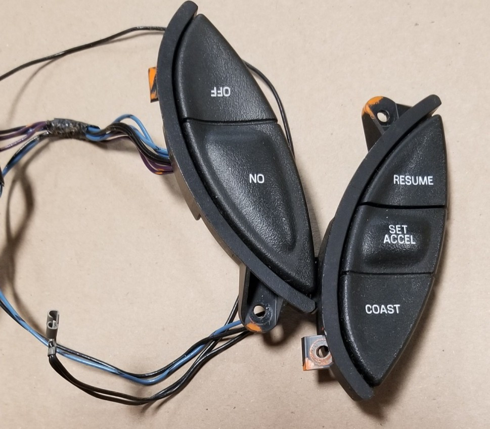1993 1994 1995 1996 Lincoln Mark VIII Steering Wheel Cruise Control ...