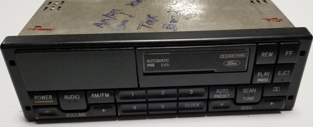 1993 1994 Ford F47F-19B165-AA OEM AM/FM Cassette Radio Premium Sound ...