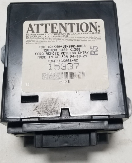 1993 1994 1995 Ford Taurus Mercury Sable Keyless Entry Module F3VF ...