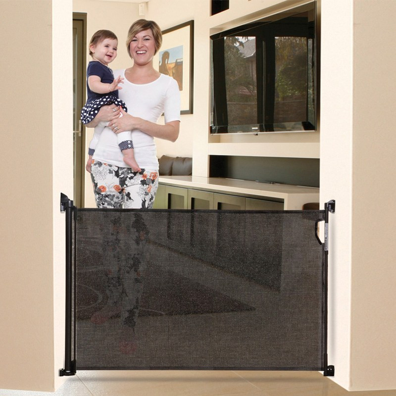 Retractable Stair Gates : Shop Retractable Baby Mesh Gate