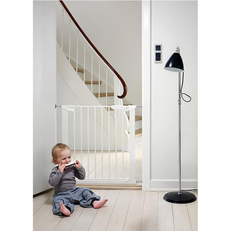 Babydan Premier Extra Wide Up To 151Cm White : BabySafety.ie