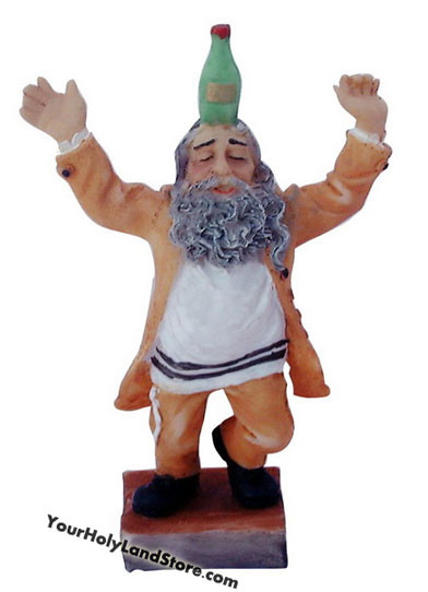 Dancing Jewish Hasid Figurine