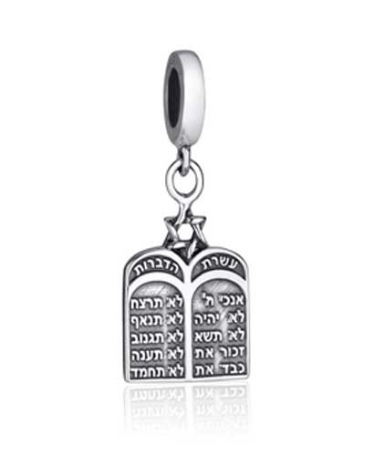 Ten Commandments Charm Pendant - YourHolyLandStore