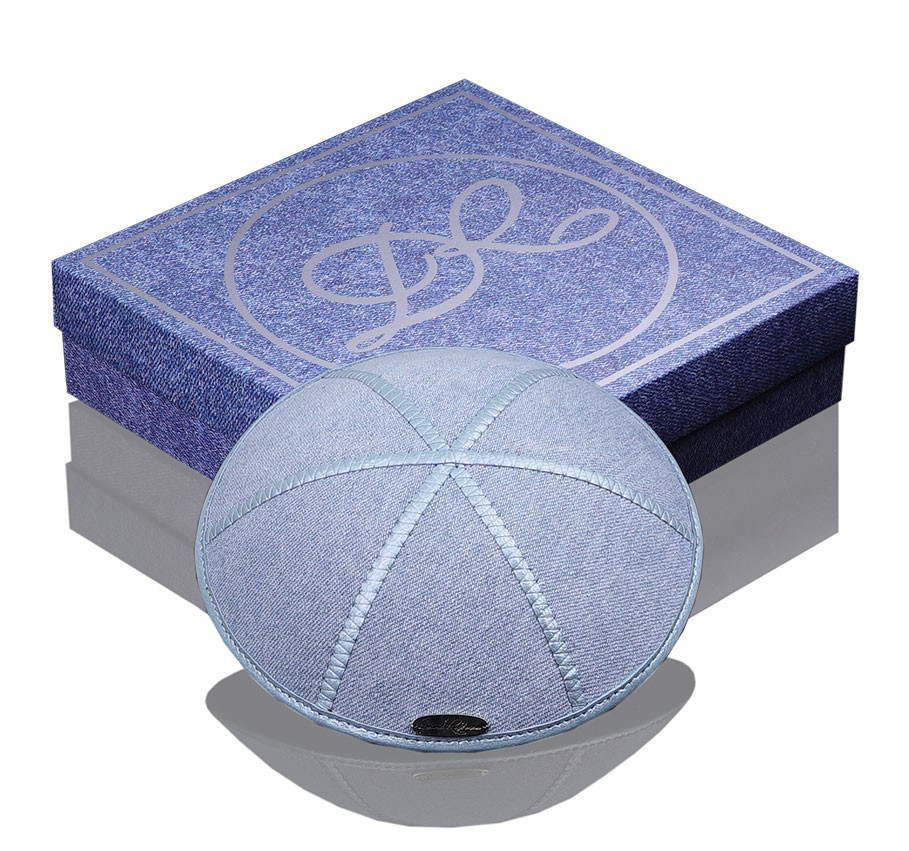 Modern Kippah - Jeans & Leather - YourHolyLandStore