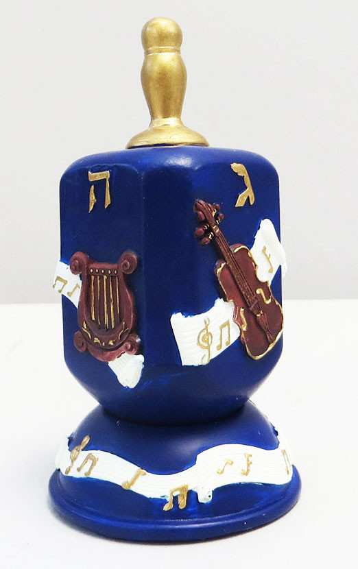 Musical Instruments Dreidel and Stand - YourHolyLandStore