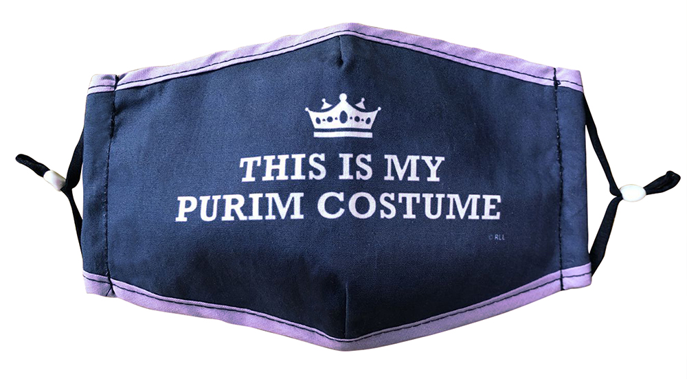 "This is My Purim Costume" Face Mask - YourHolyLandStore