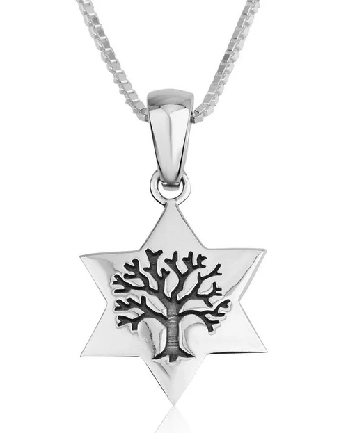 Sterling Silver Tree of Life Necklace - YourHolyLandStore