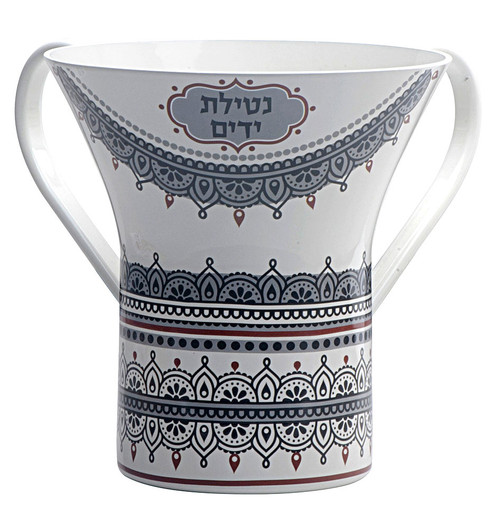 Aluminum Netilat Yadayim Hands Washing Cup - Jerusalem - YourHolyLandStore