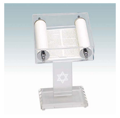 Complete Torah in Acrylic Display Stand - YourHolyLandStore