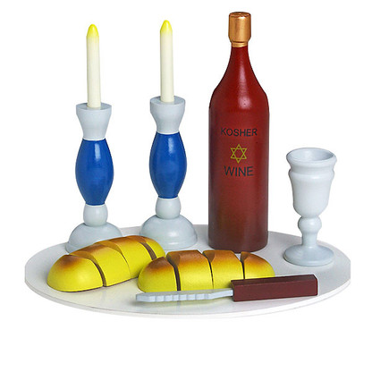 Deluxe Wooden Shabbat Toy Set - YourHolyLandStore