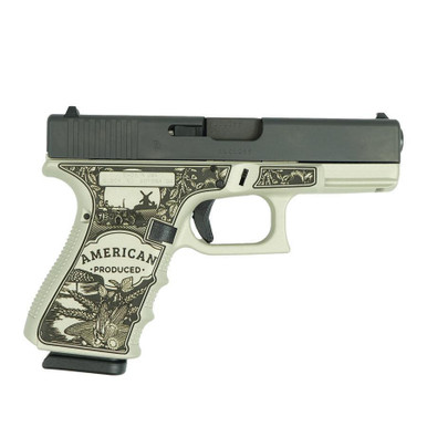 Glock 19 Gen 4 "American Made-Farm" Compact Handgun 9mm Luger 15rd ...