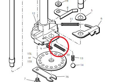LOCATOR TAB SPRING - Vancouver Island Action Shooting Supplies